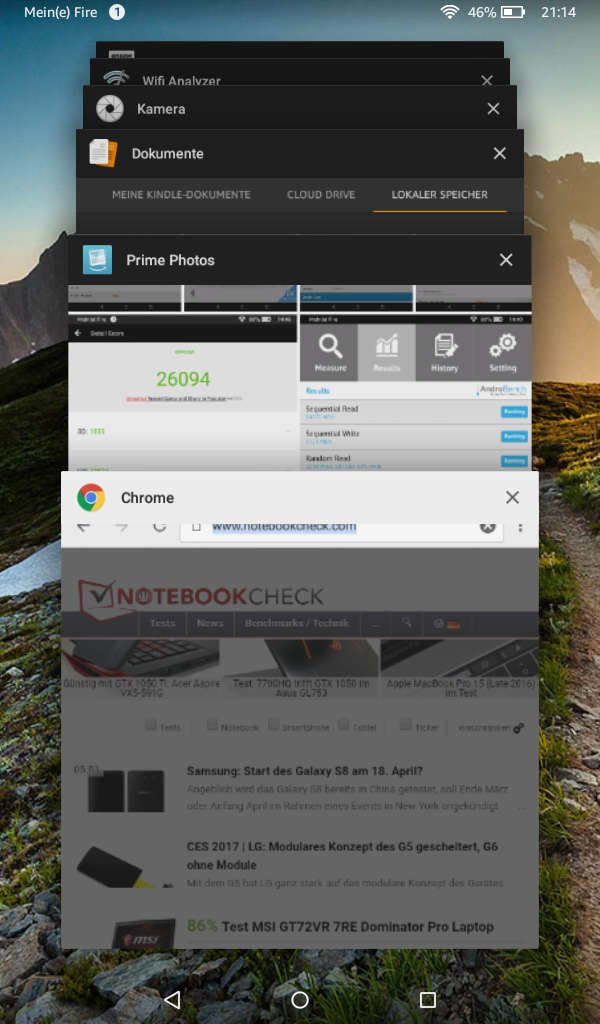 Amazon Fire Tablet Review - NotebookCheck.net Reviews