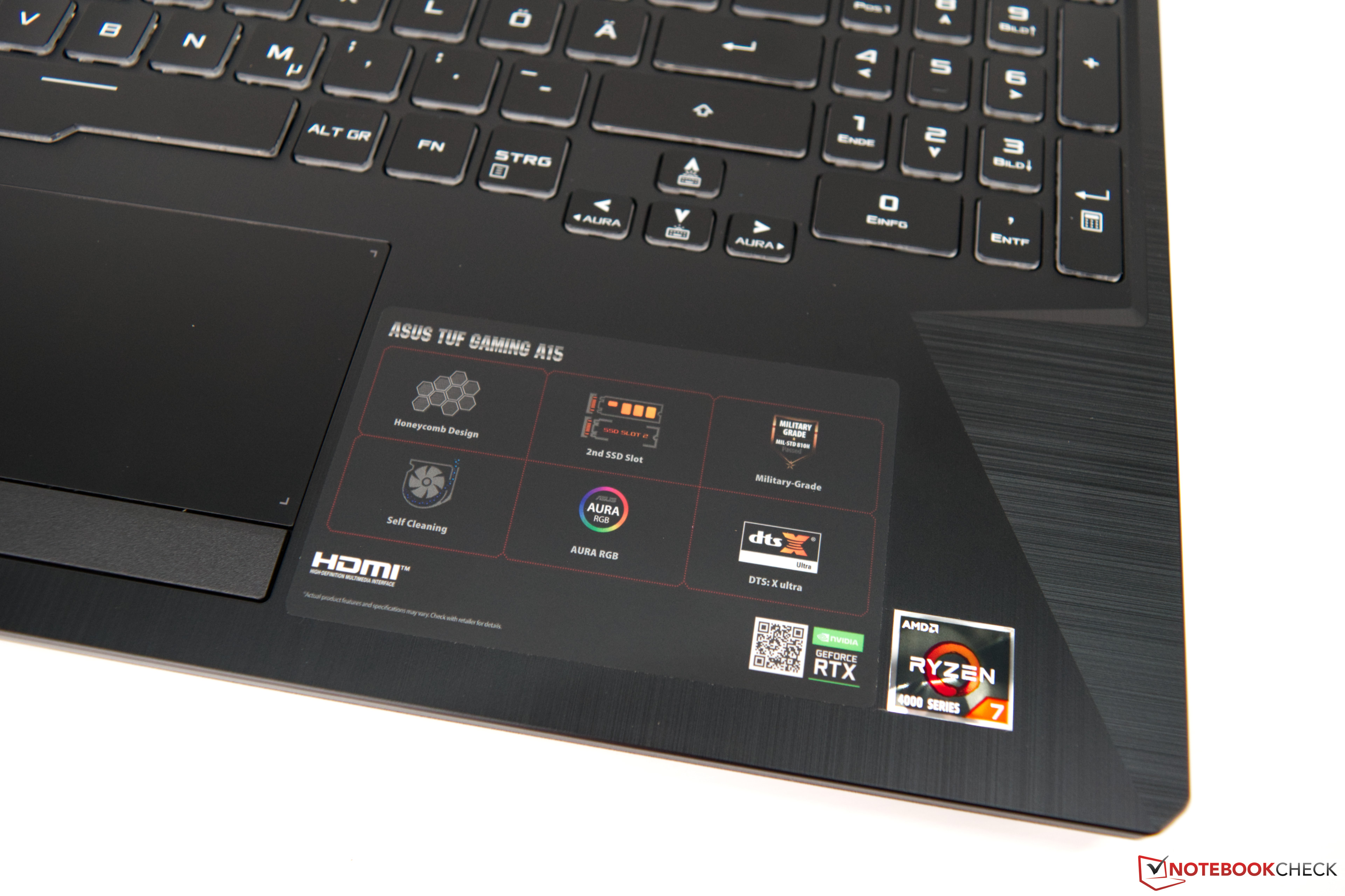 Asus TUF A15 with AMD Renoir and Nvidia Graphics in Review ...