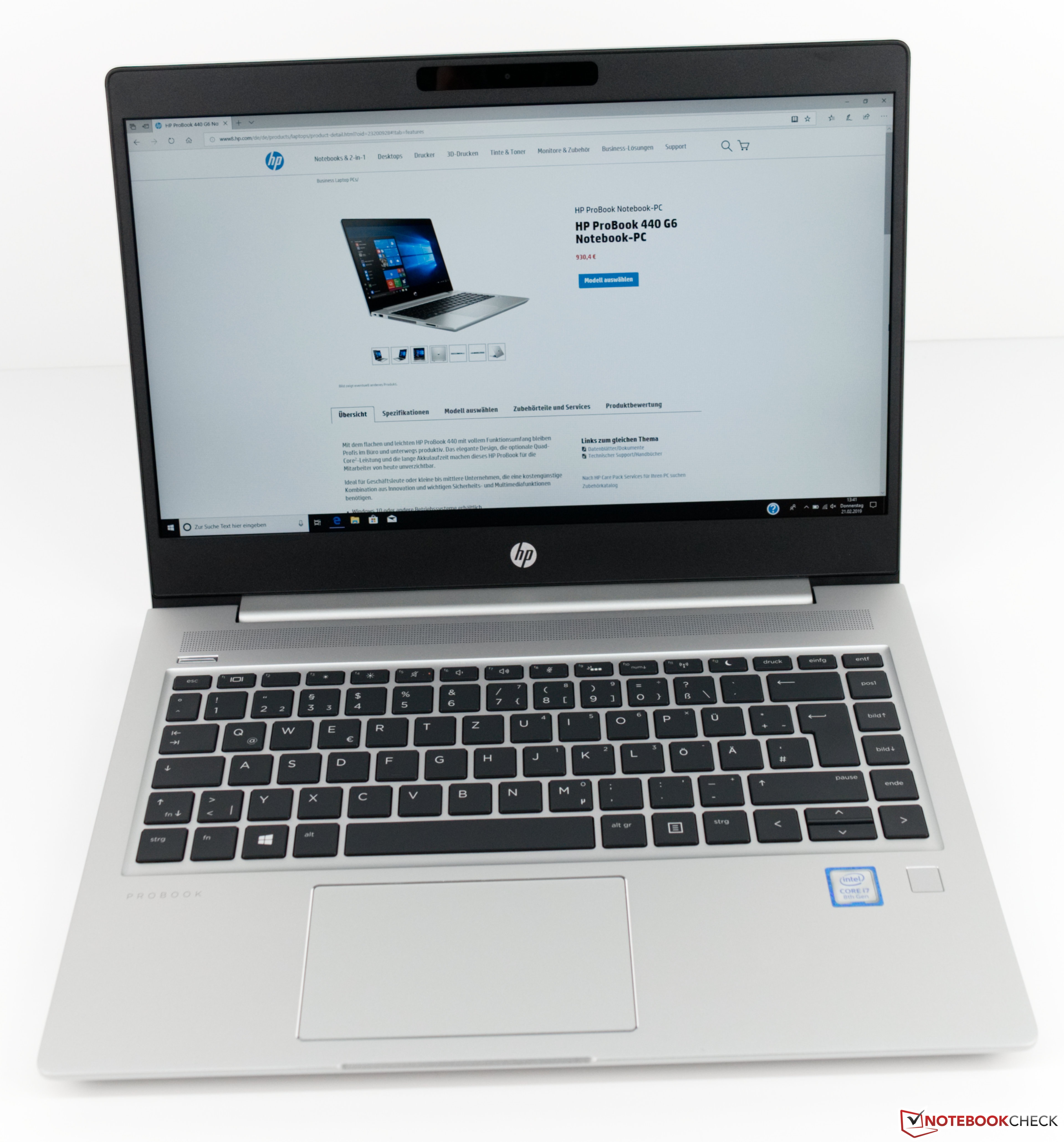 HP ProBook 440 G6 (i7, 512 GB, FHD) Laptop Review - NotebookCheck.net ...