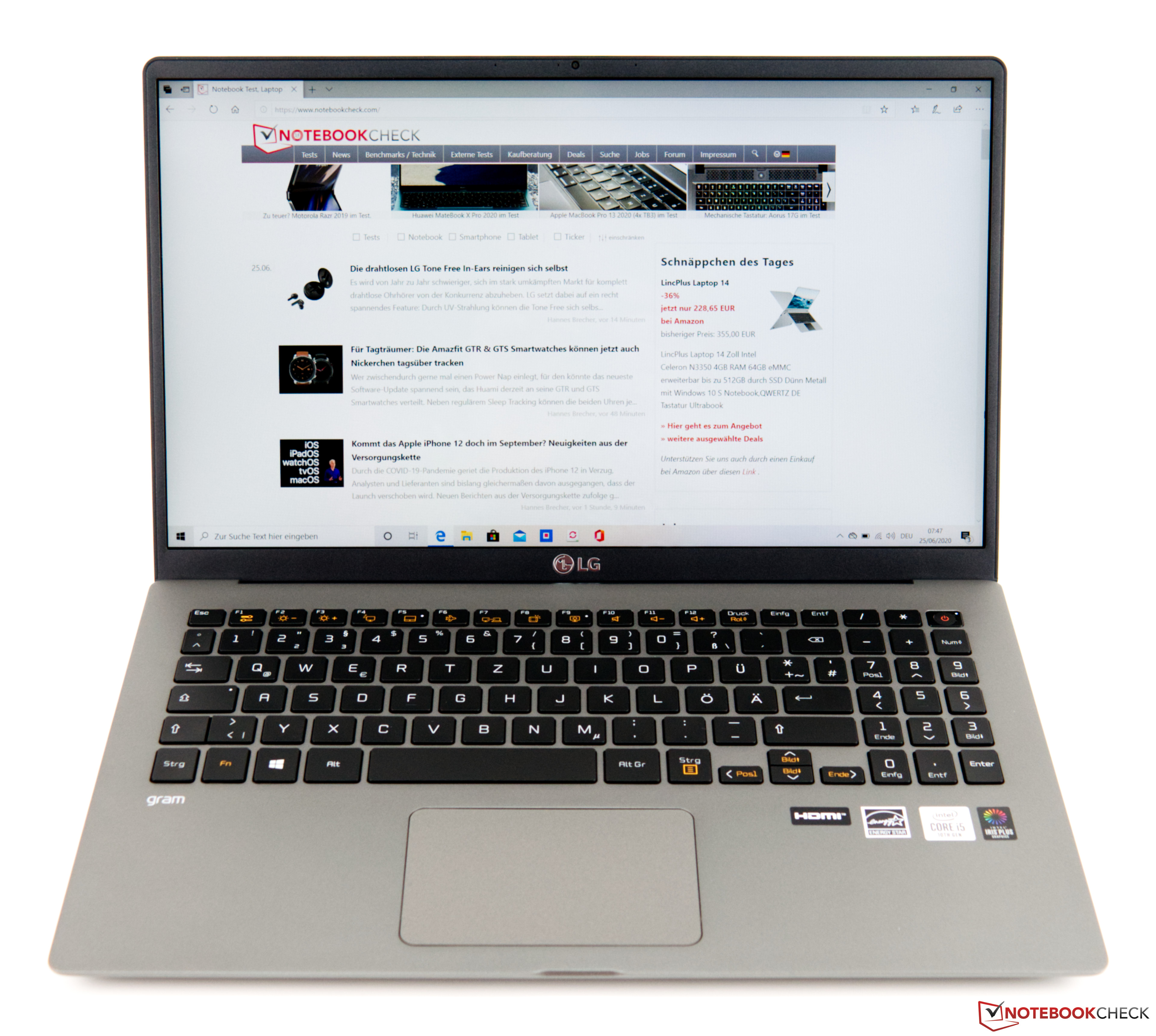The LG Gram 15 Laptop Review: Featherlight 15-inch laptop with a great ...