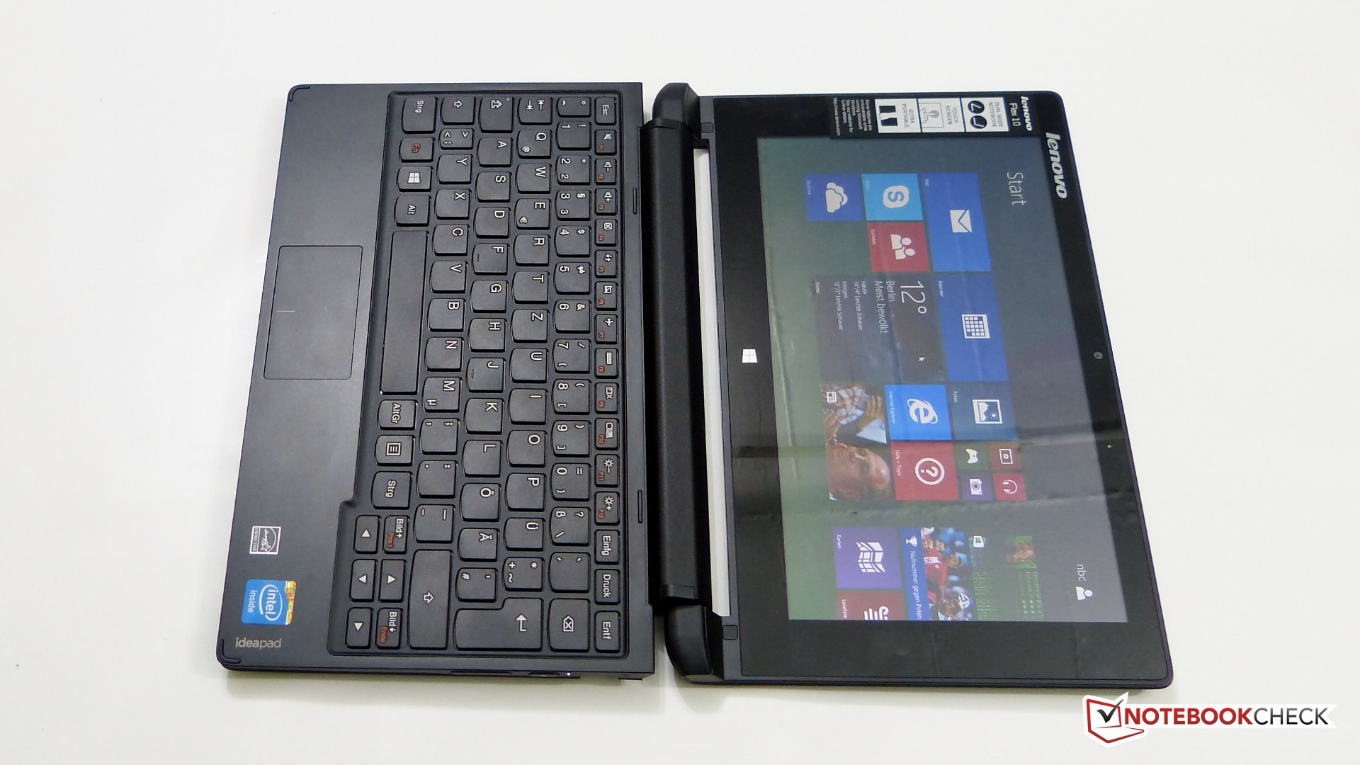 Lenovo IdeaPad Flex 10 Notebook Review - NotebookCheck.net Reviews