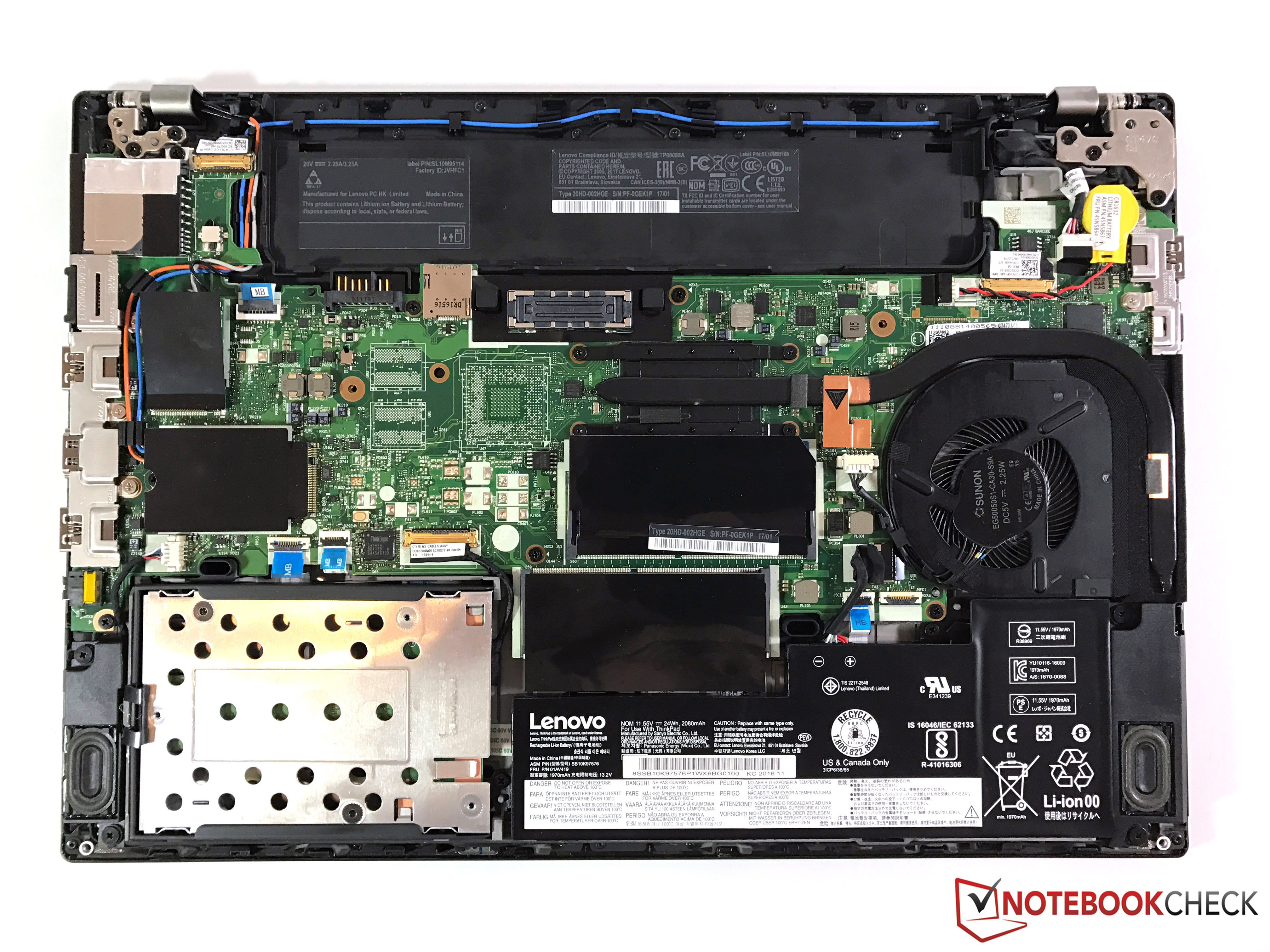Lenovo ThinkPad T470 (Core i5, Full-HD) Notebook Review - NotebookCheck ...
