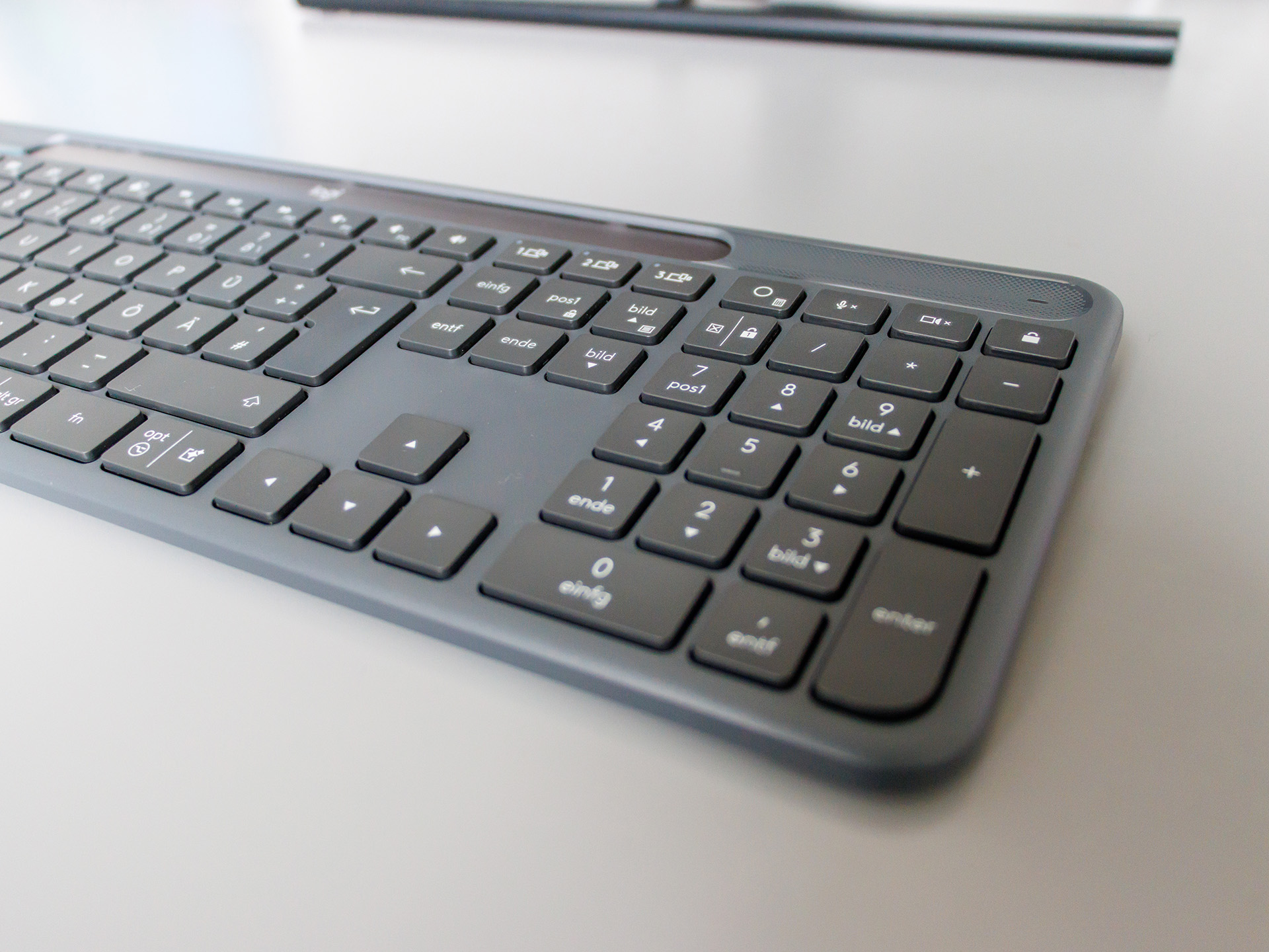 Premium keyboard with solar power - Logitech Signature Slim Solar+ K980 ...