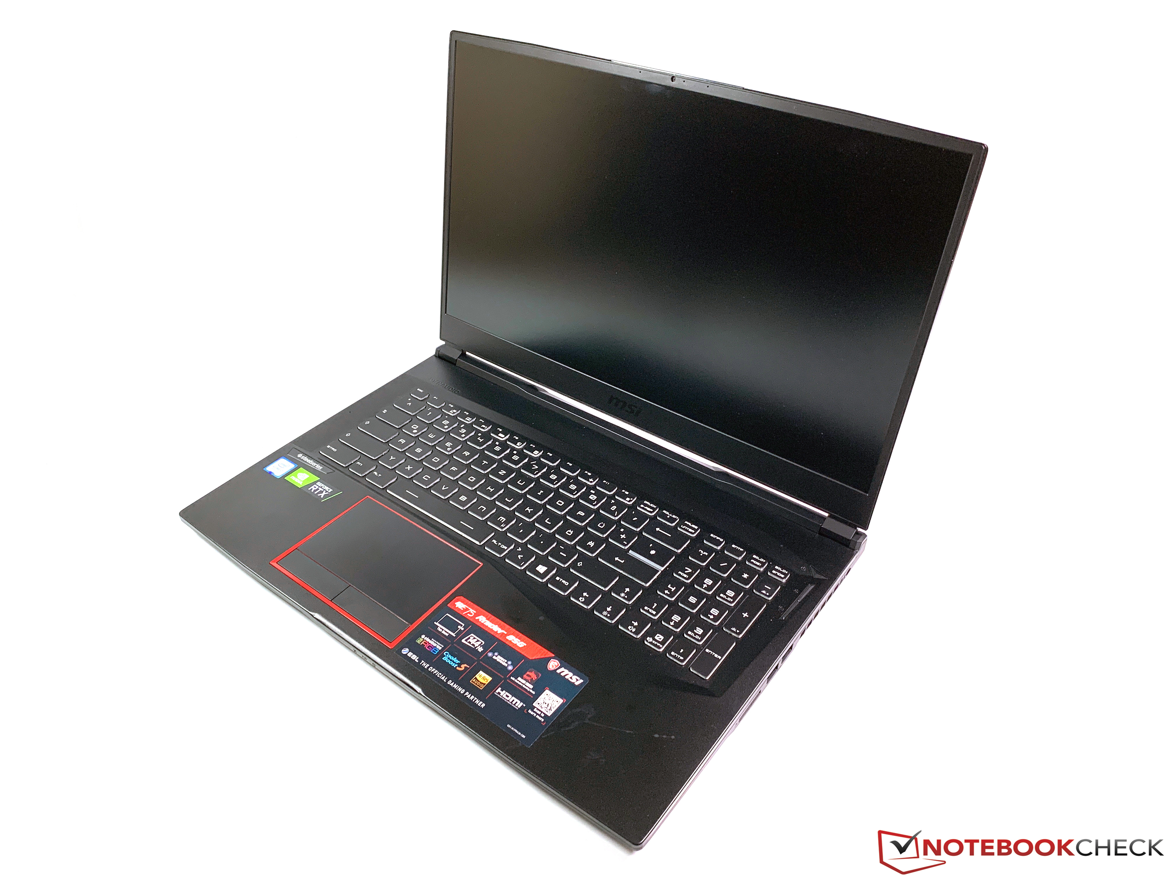 MSI GE75 8SG Raider (i7-8750H, RTX 2080) Laptop Review - NotebookCheck ...