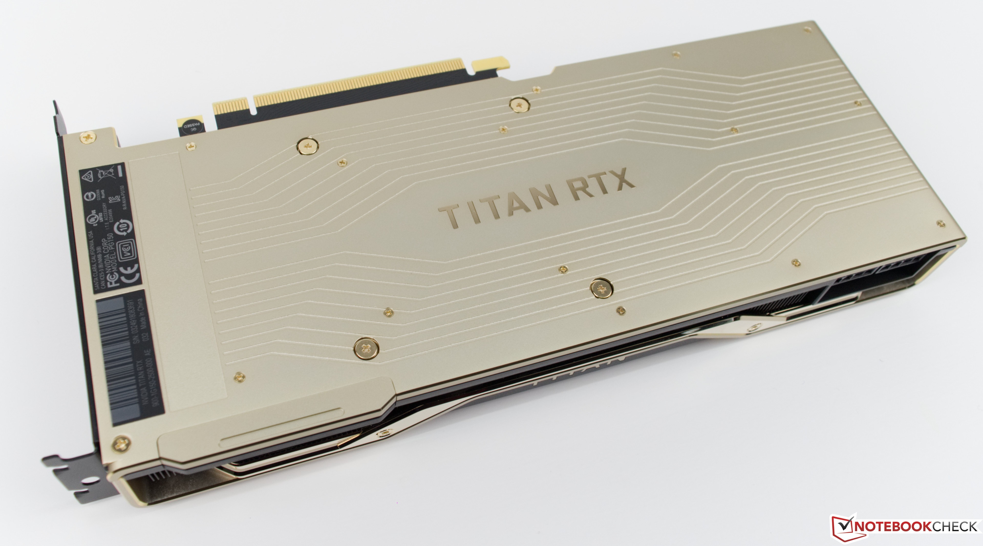 NVIDIA TITAN RTX Desktop GPU Review - NotebookCheck.net Reviews