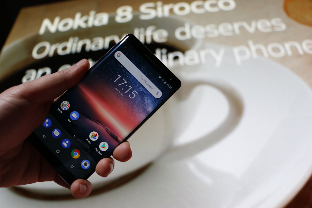 The Nokia 8 Sirocco from HMD Global is the first flagship phone to join 'Android One ...