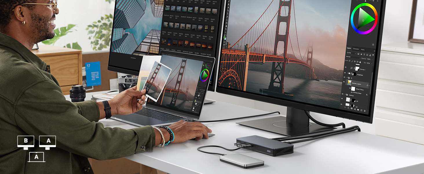 UGREEN 9-in-1 USB-C Docking Station launches with inaugural DisplayLink technology and Gigabit ...