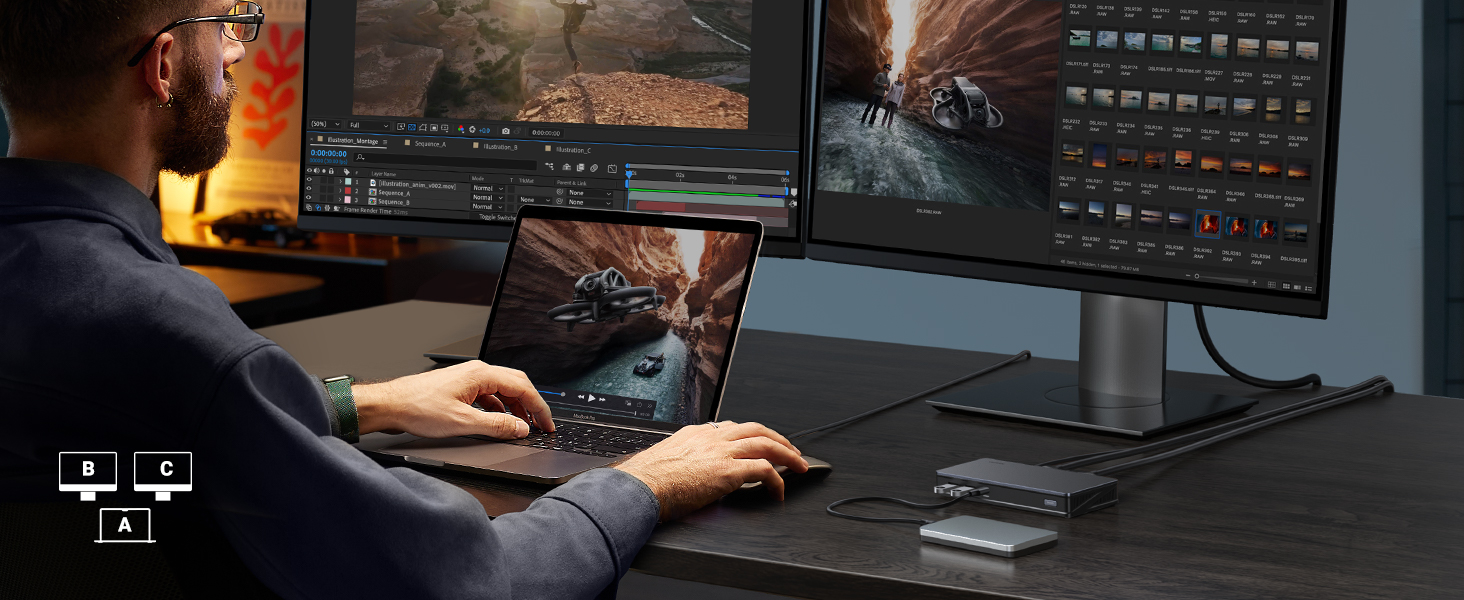 UGREEN 9-in-1 USB-C Docking Station launches with inaugural DisplayLink technology and Gigabit ...