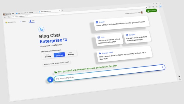 Microsoft intros Bing Chat Enterprise - NotebookCheck.net News
