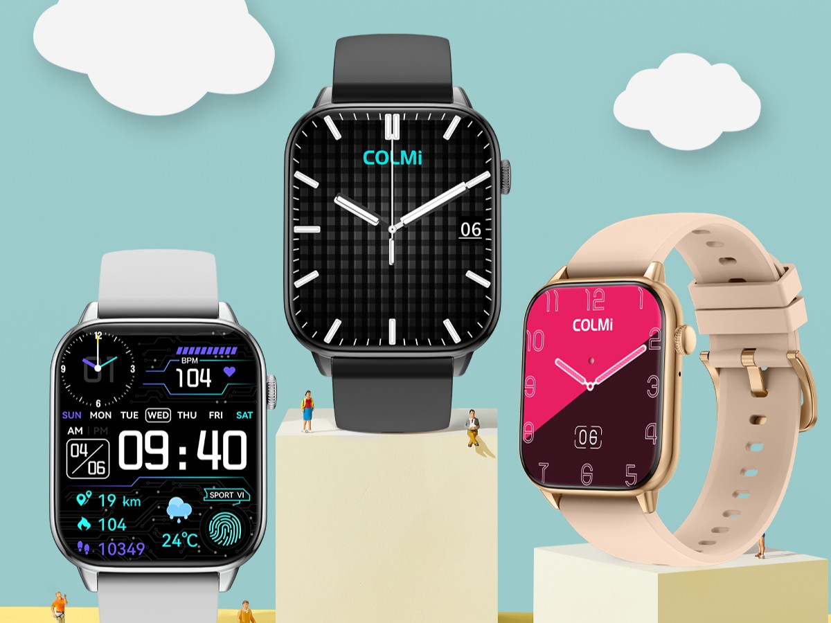 COLMI C60 Smartwatch Launches With 1 9 in Screen And Blood Pressure 