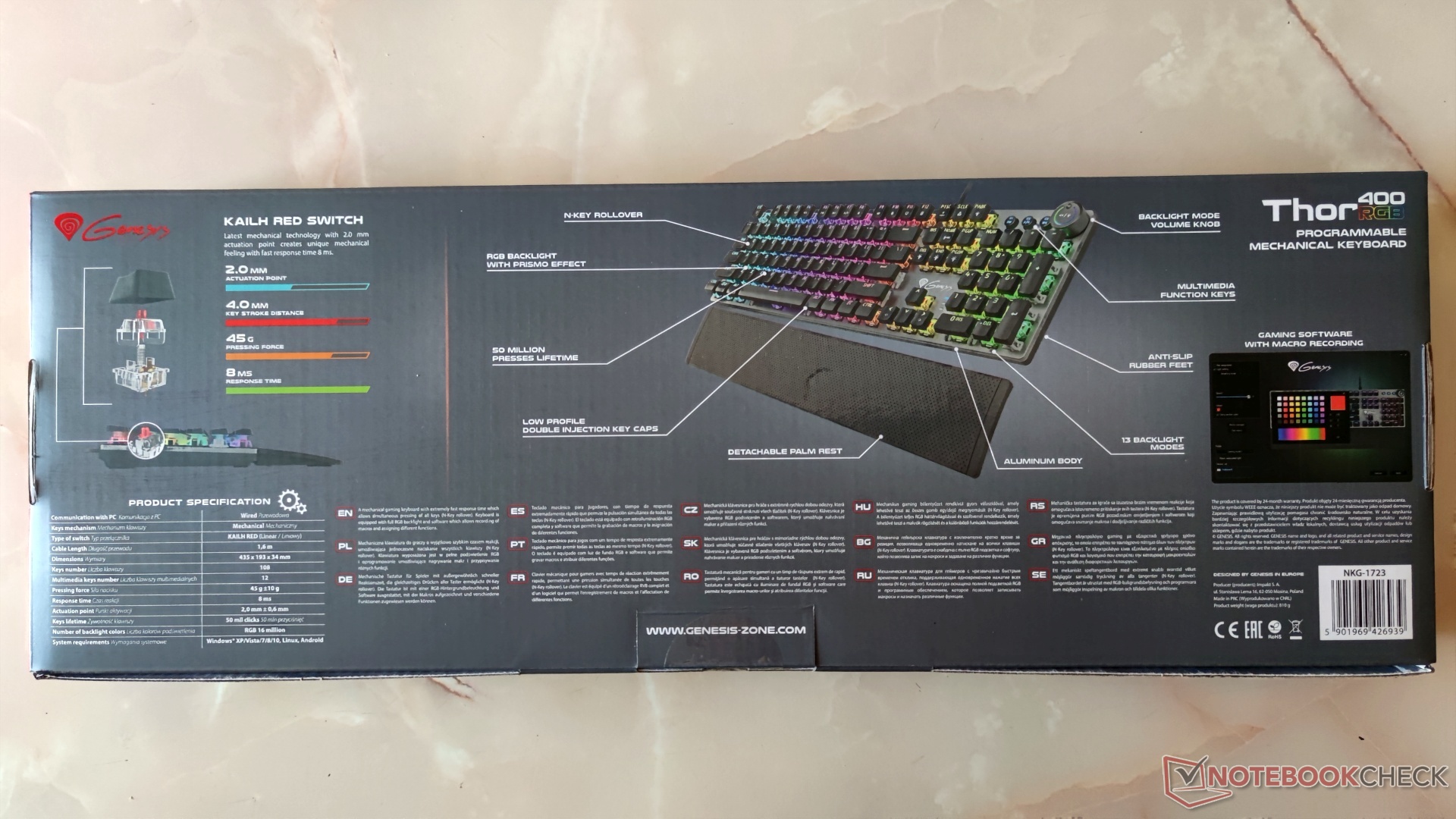 Genesis Thor 400 RGB mechanical keyboard hands-on: Everything you'd ...