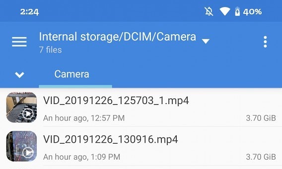 Android may be able to increase the maximum size of its video files in ...