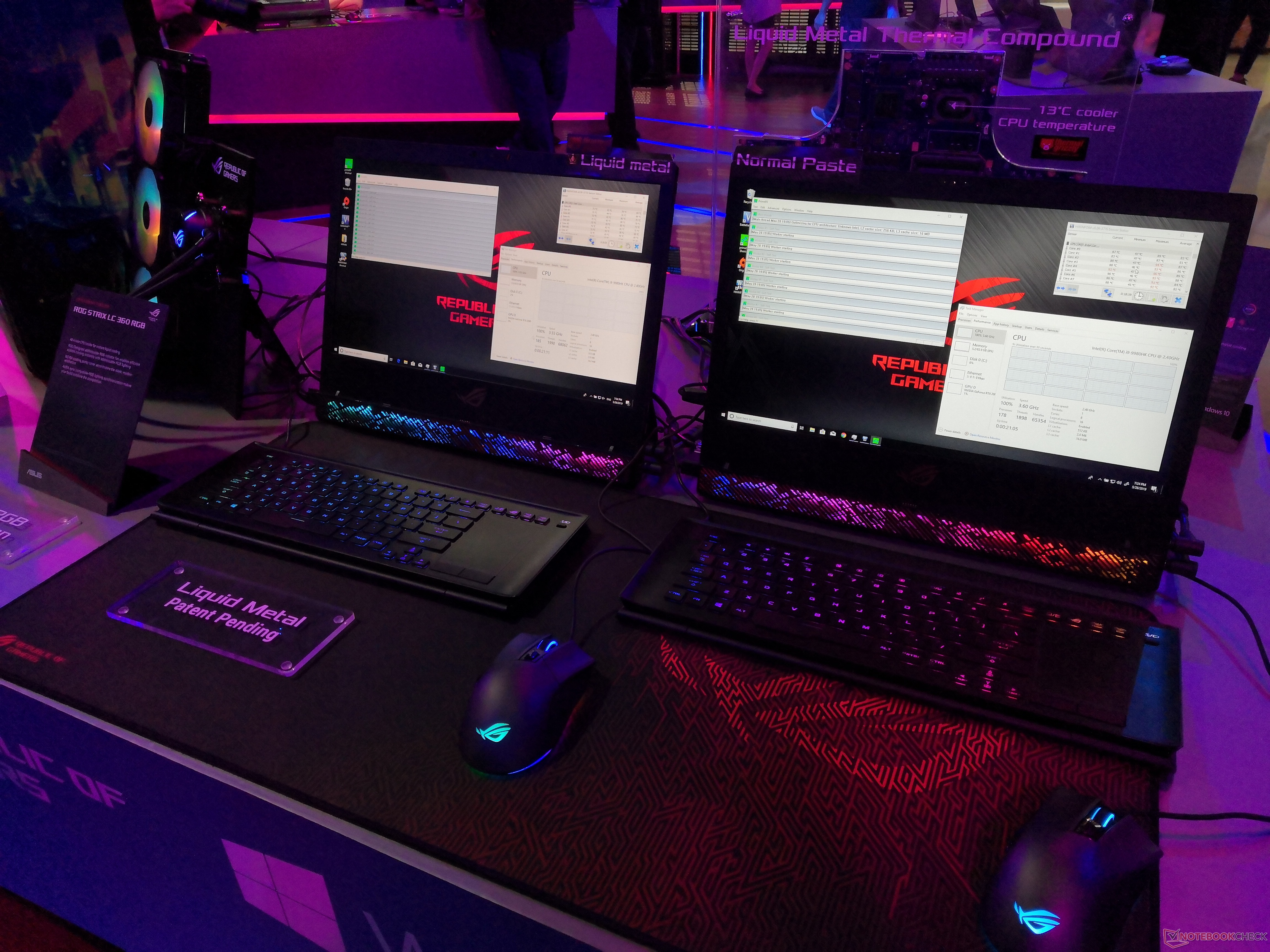 Asus ROG G703 will use patent pending liquid metal thermal paste ...