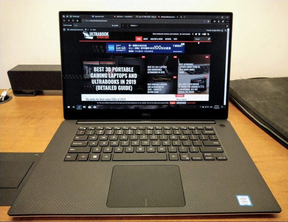 First Findings | Dell XPS 15 7590 OLED/i7-9750H/16GB/GTX 1650 in review ...