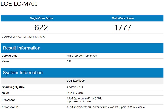 LG Q6 surfaces on Geekbench - NotebookCheck.net News