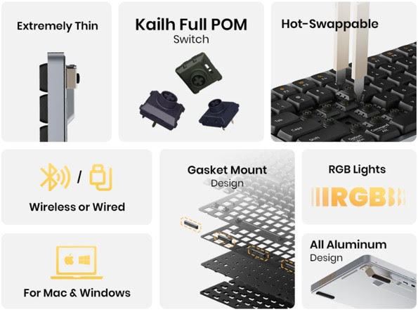 Lofree Flow launches as world's first low-profile Kalih Full POM switch ... Lofree Flow launches as world's first low-profile Kalih Full POM switch ...