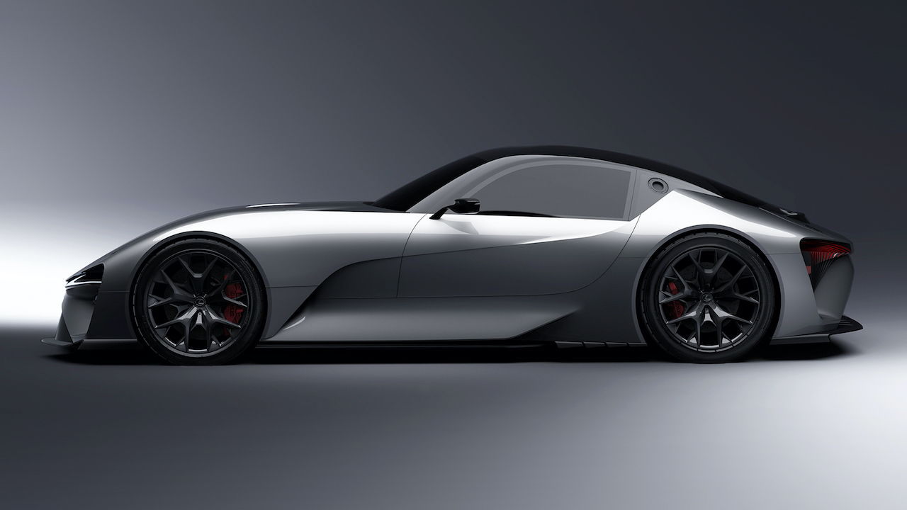 Lexus releases stunning pictures of its all-electric supercar successor to the LFA ...