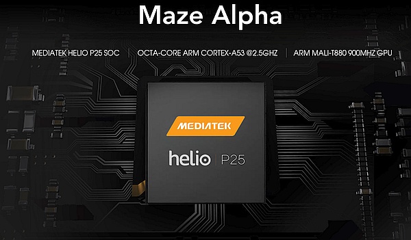 Maze Alpha confirmed to use the Helio P25 SoC - NotebookCheck.net News