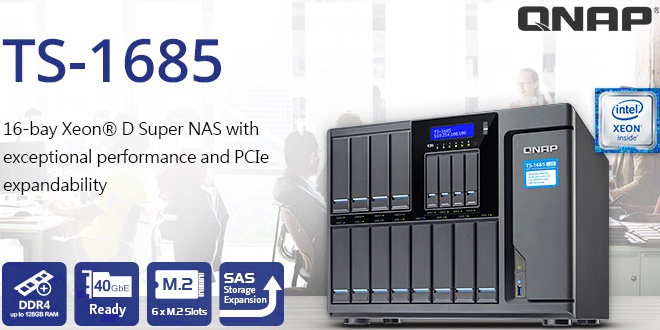 QNAP intros TS-1685 16-bay Super NAS - NotebookCheck.net News