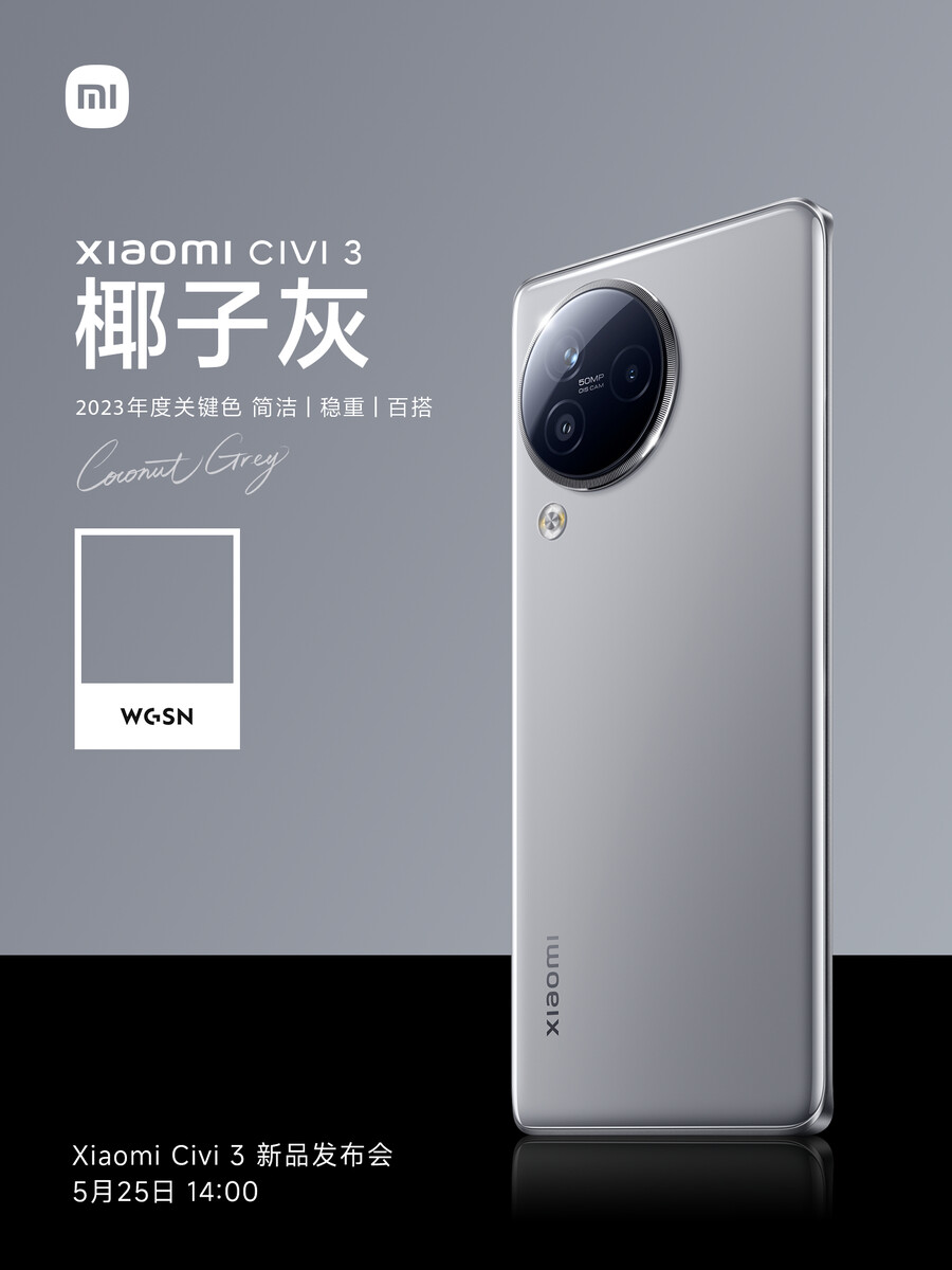 Xiaomi CIVI 3 design, cameras, display and colour options revealed in new teasers ...