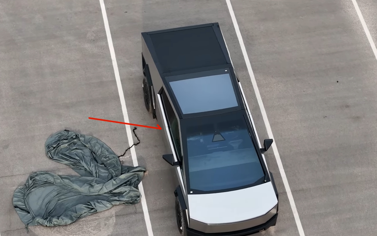 Tesla Cybertruck drone video reveals panel gap and alignment issues ...