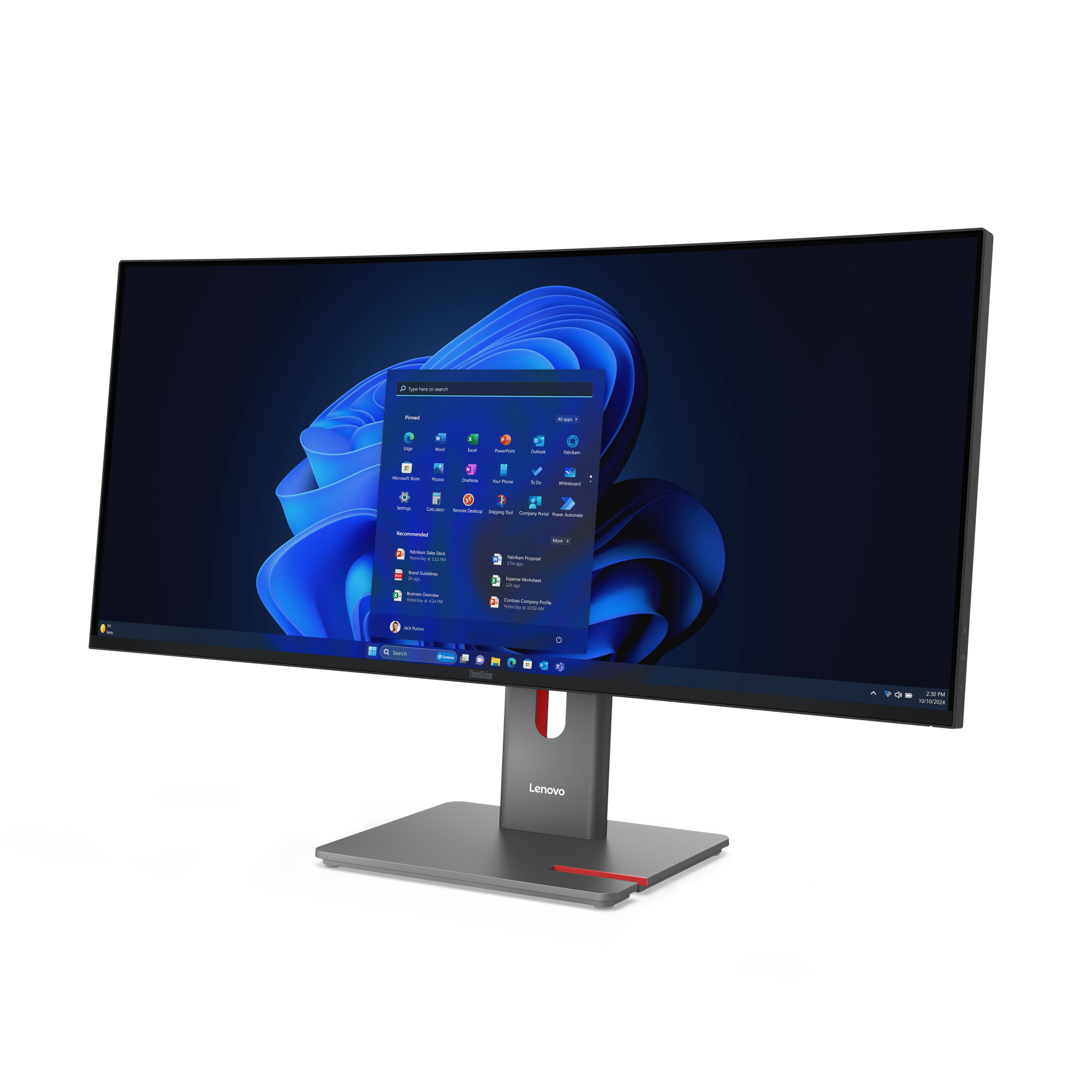 Lenovo expands display lineup with ThinkVision P34W-40 and P34WD-40 ...