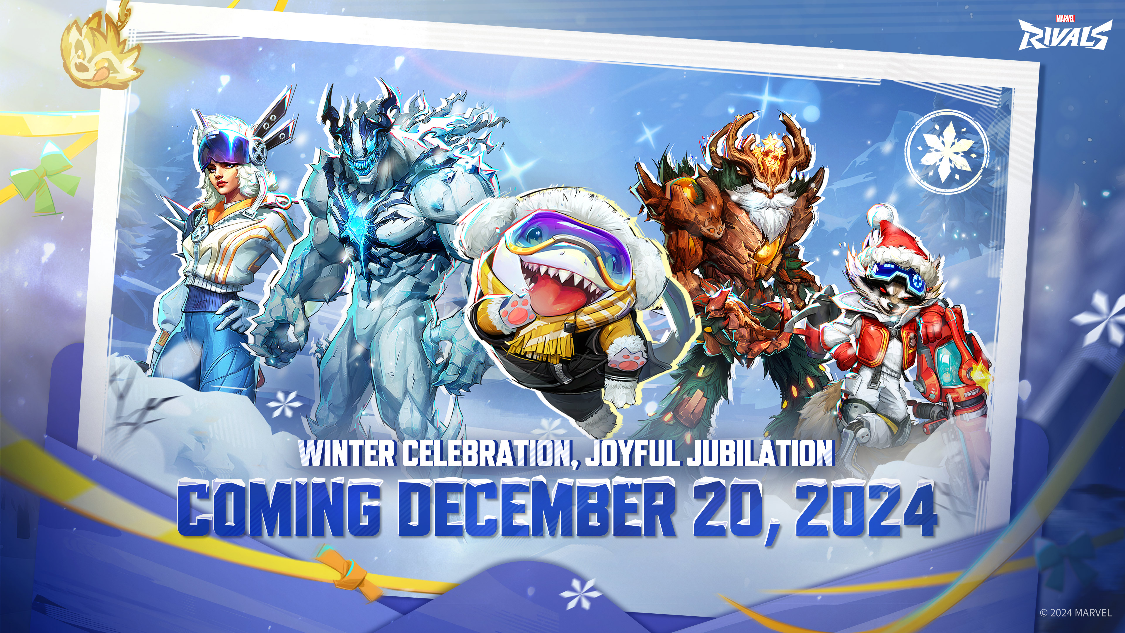 Marvel Rivals Winter Celebration update announced with 5 fresh skins ...