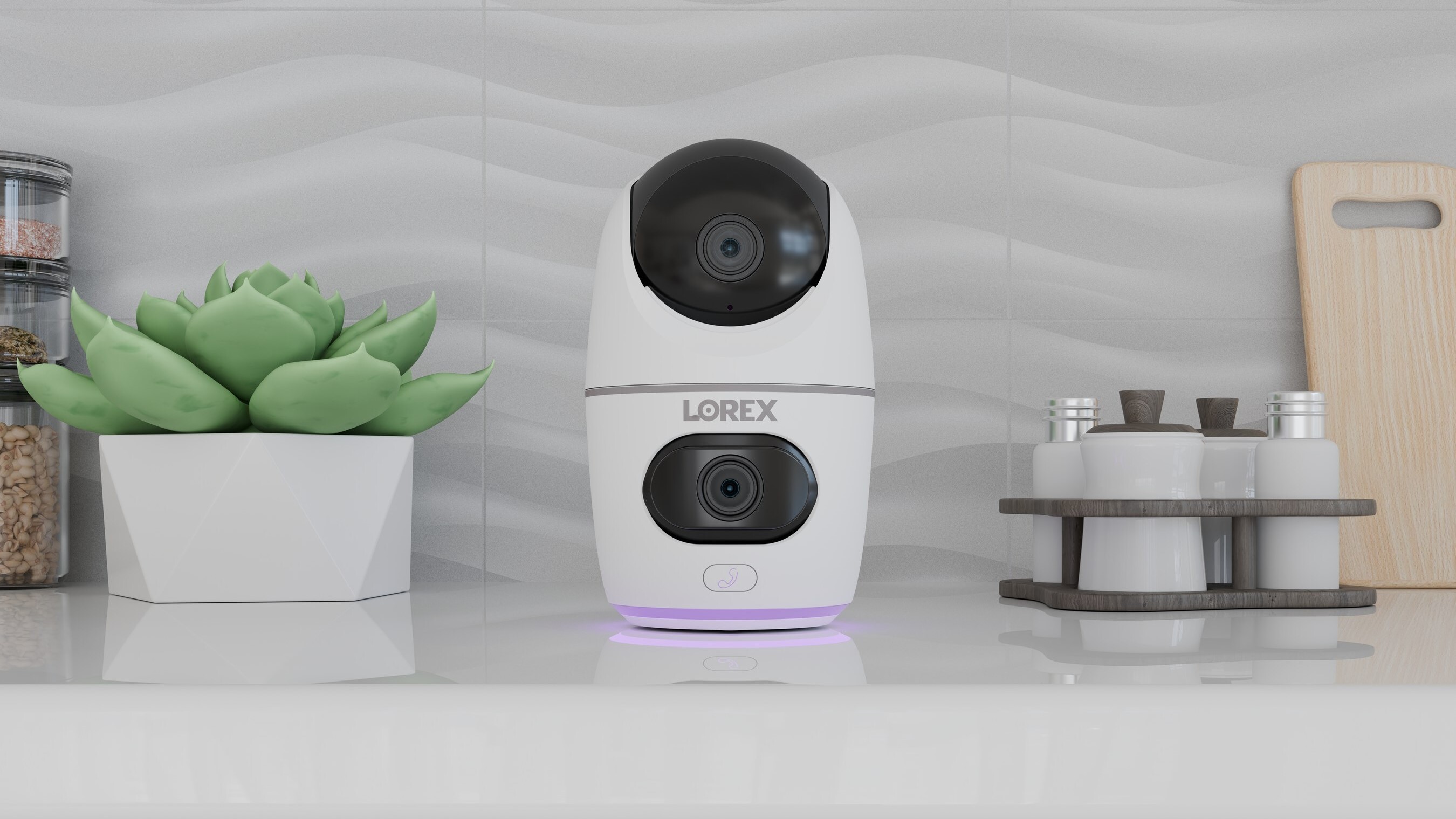 Lorex 2K Dual Lens Indoor PT camera debuts with Instant Assistance ...