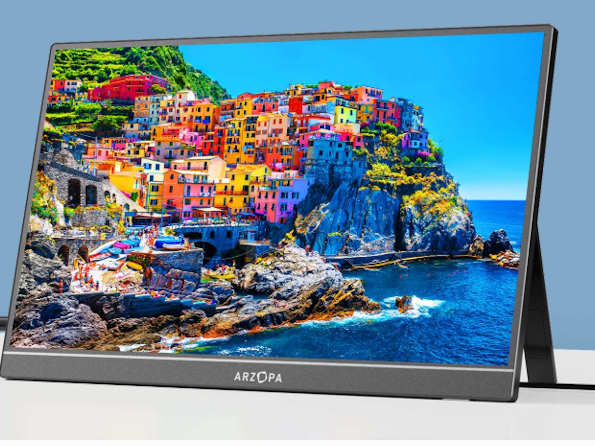 Portable 17-inch monitor for $112 only needs a single cable ...