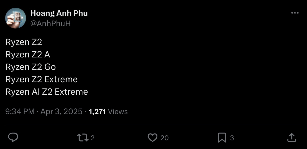 Gaming handhelds: Tipster hints at new AMD Ryzen Z2 A and Ryzen AI Z2 Extreme APUs ...