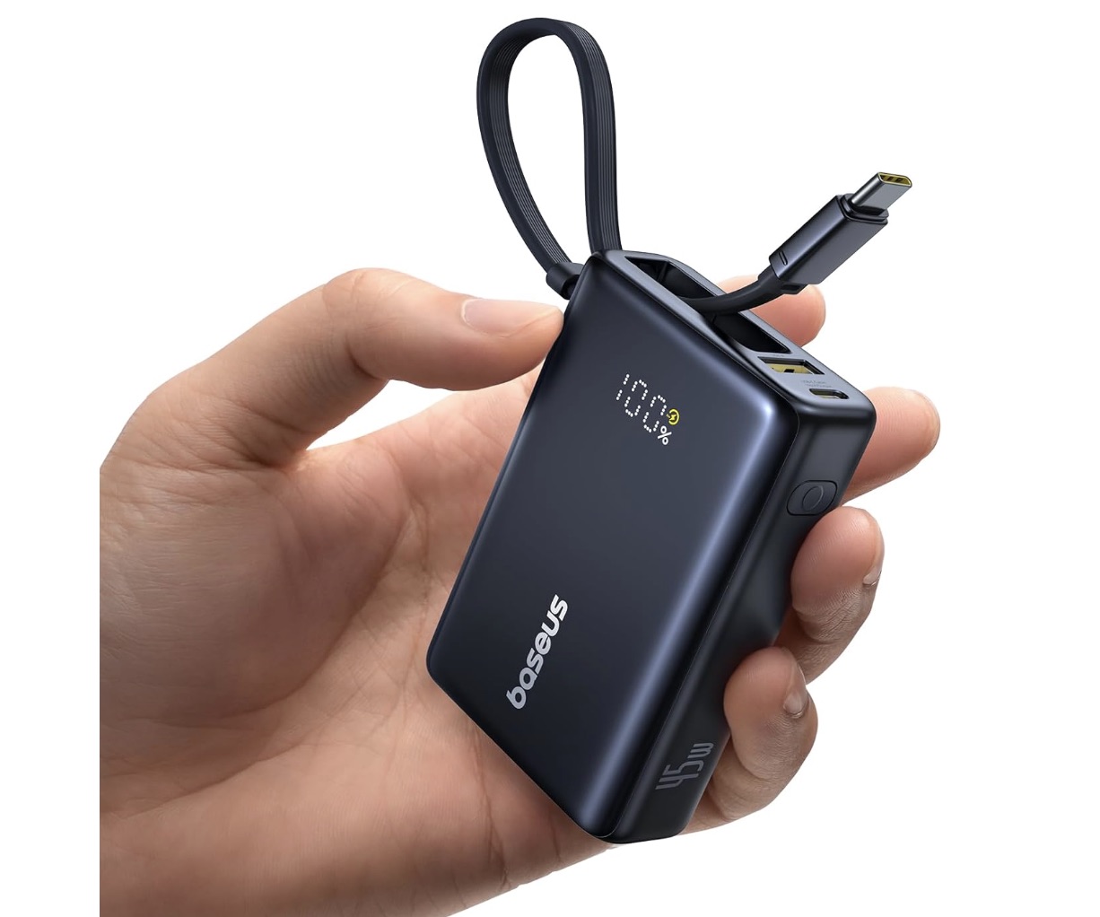 Baseus PicoGo 10,000-mAh portable power bank with 45-watt fast charging ...