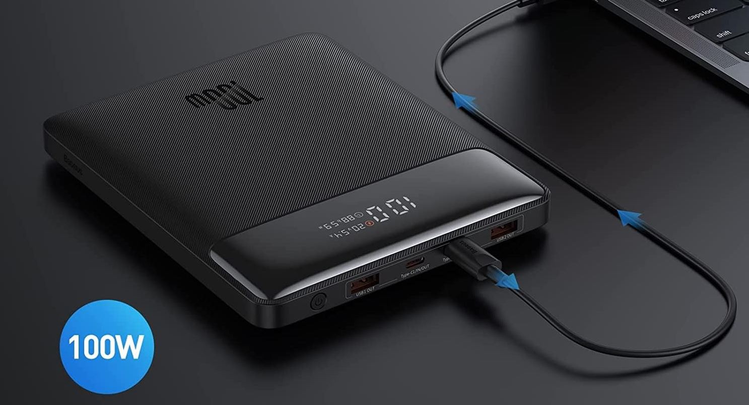 Baseus Blade ultra-slim 20,000 mAh power bank with digital display ...