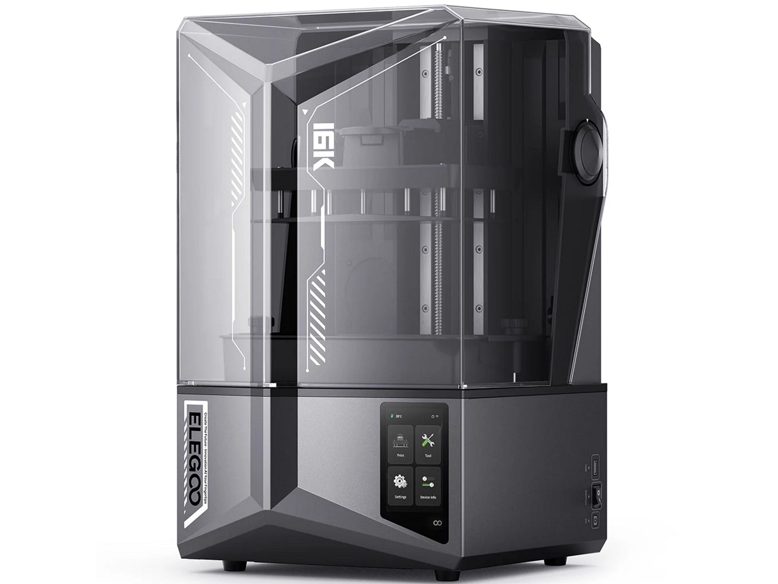 Elegoo: New 3D printer with 16K resolution, touchscreen, AI camera and ...