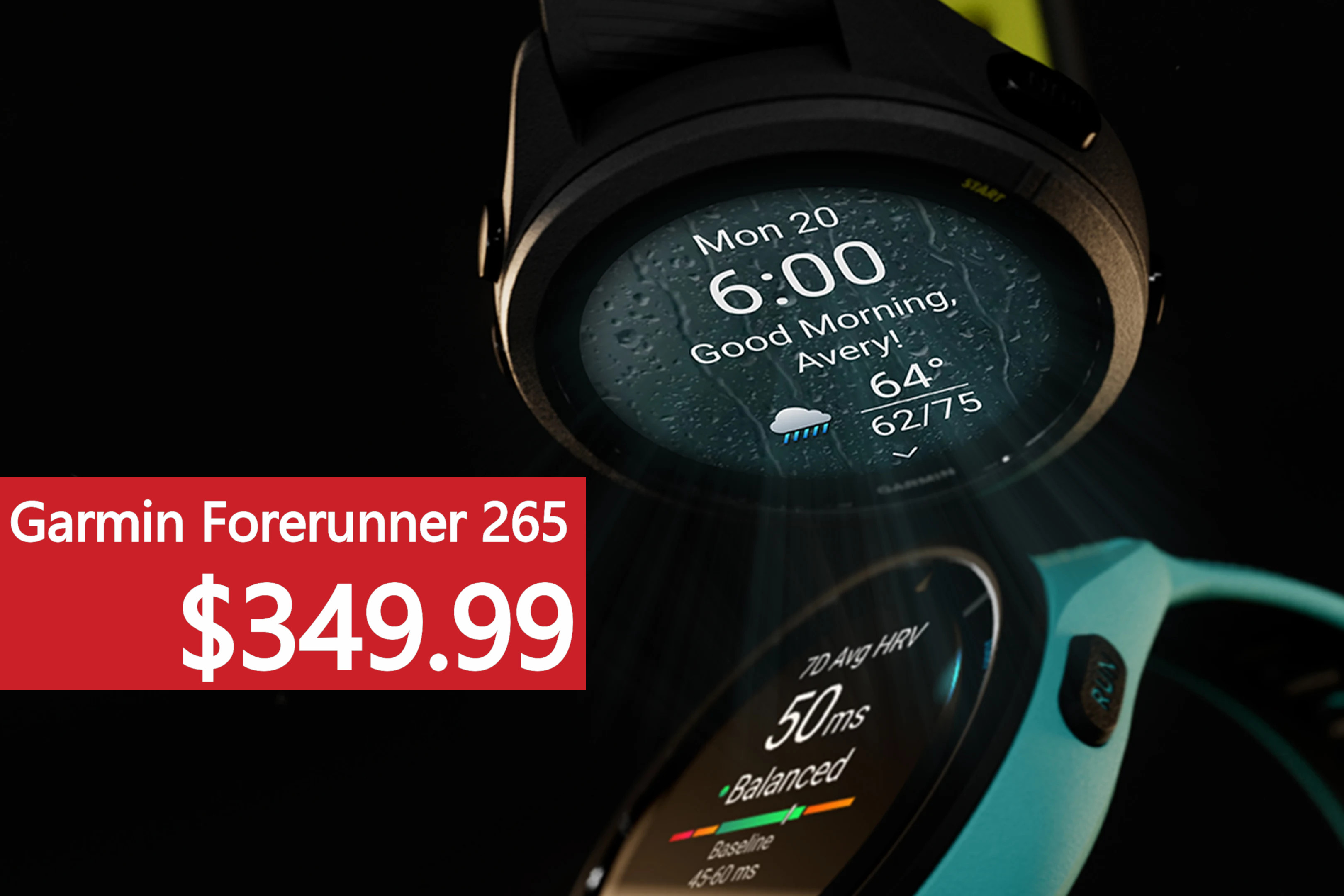 Garmin Forerunner 265 AMOLED smartwatch with 13-day battery drops to ...