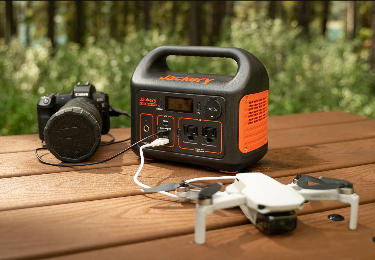 Jackery Explorer 300 portable power station with 300-watt output drops ...