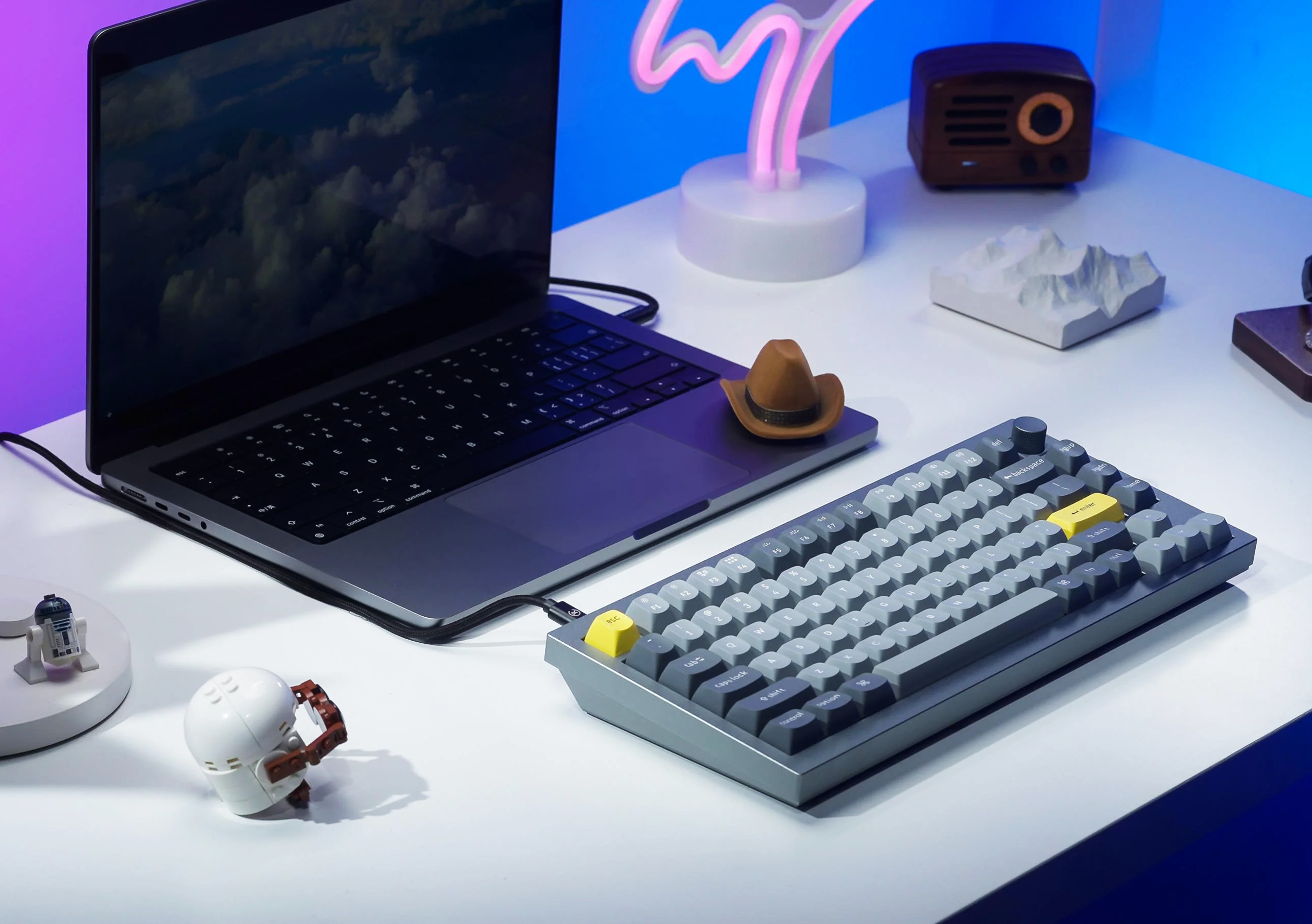 Keychron mechanical keyboards with Gateron G Pro switches and QMK/VIA ...