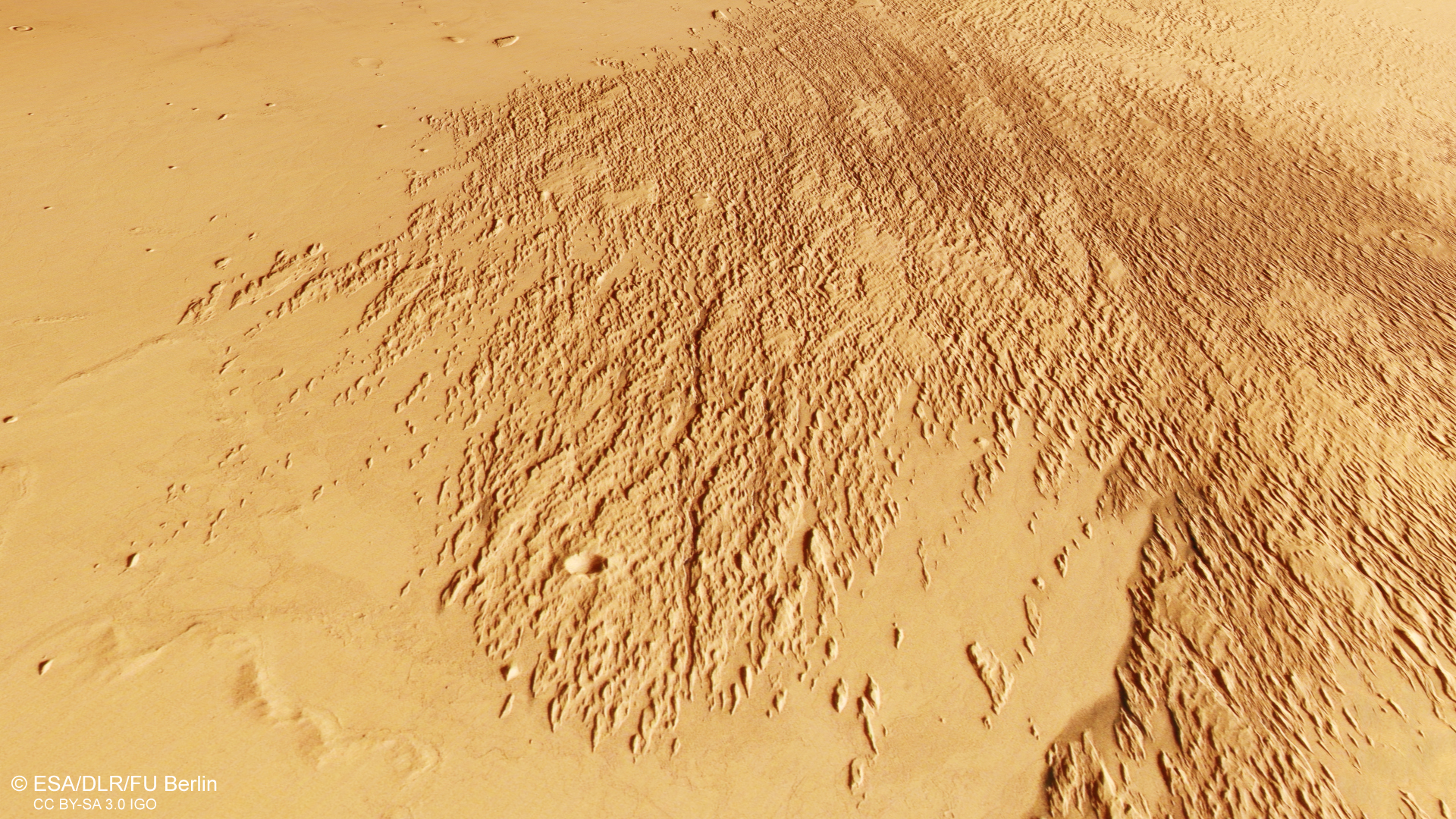 Mars Express captures powerful sandblasting on the Red Planet ...