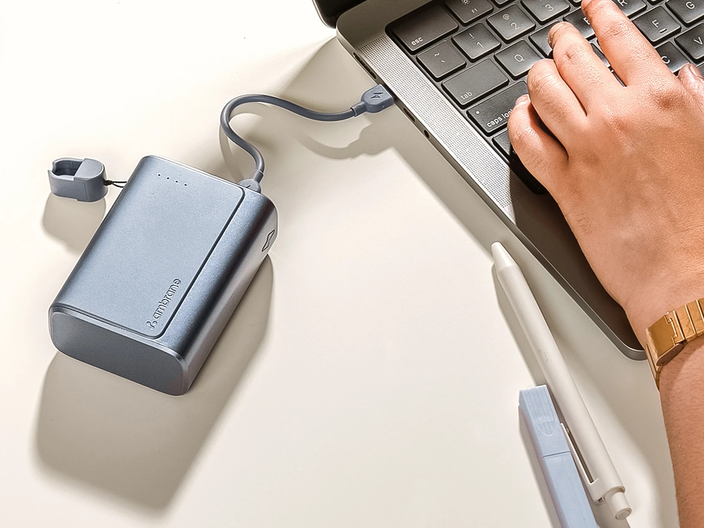 New Ambrane PowerMini20 power bank with detachable cable launches ...