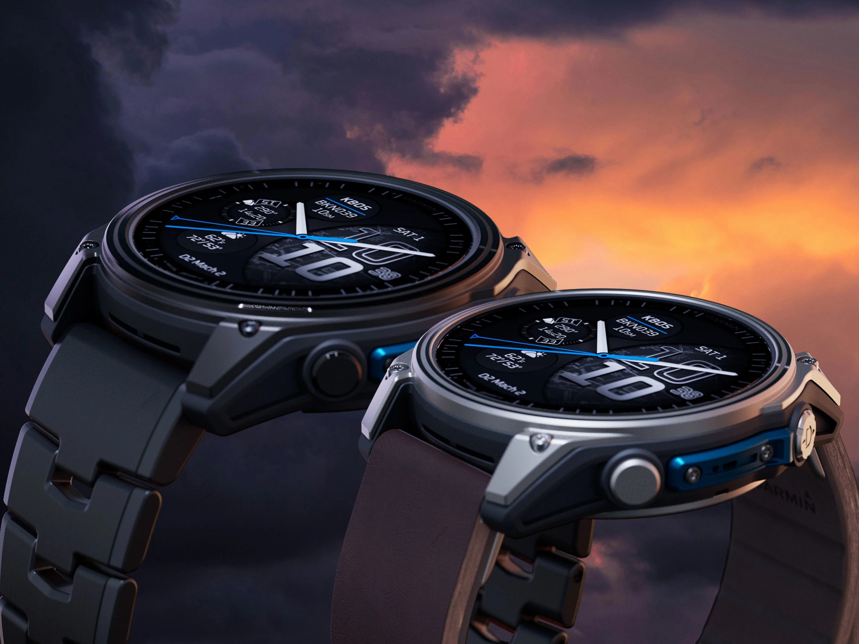 New flagship Garmin smartwatch with detailed color maps and flashlight ...