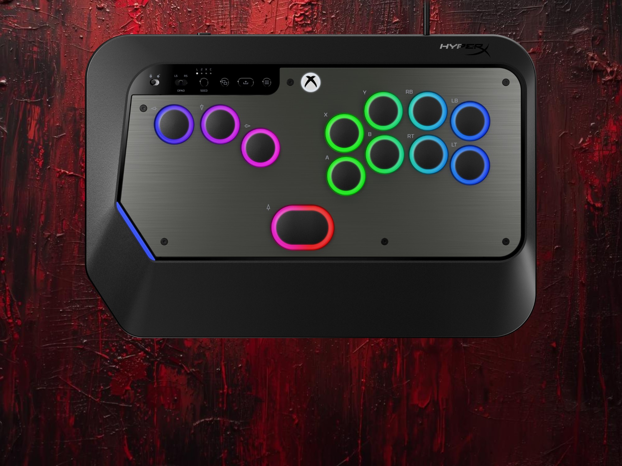 HyperX unleashes the Clutch Tachi leverless fight stick controller with ...