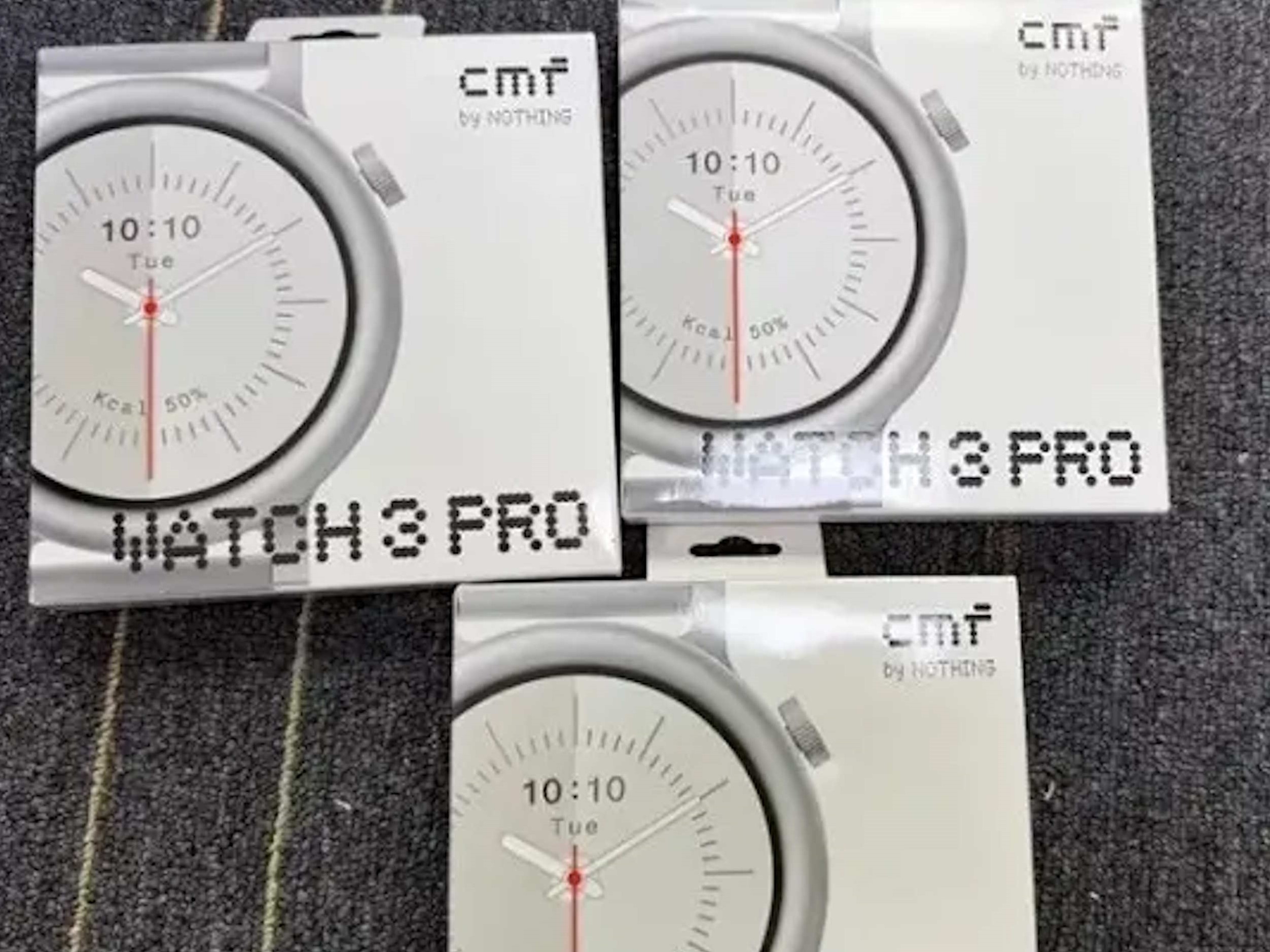 Nothing CMF Watch 3 Pro: Retail packaging unveils specifications and ...