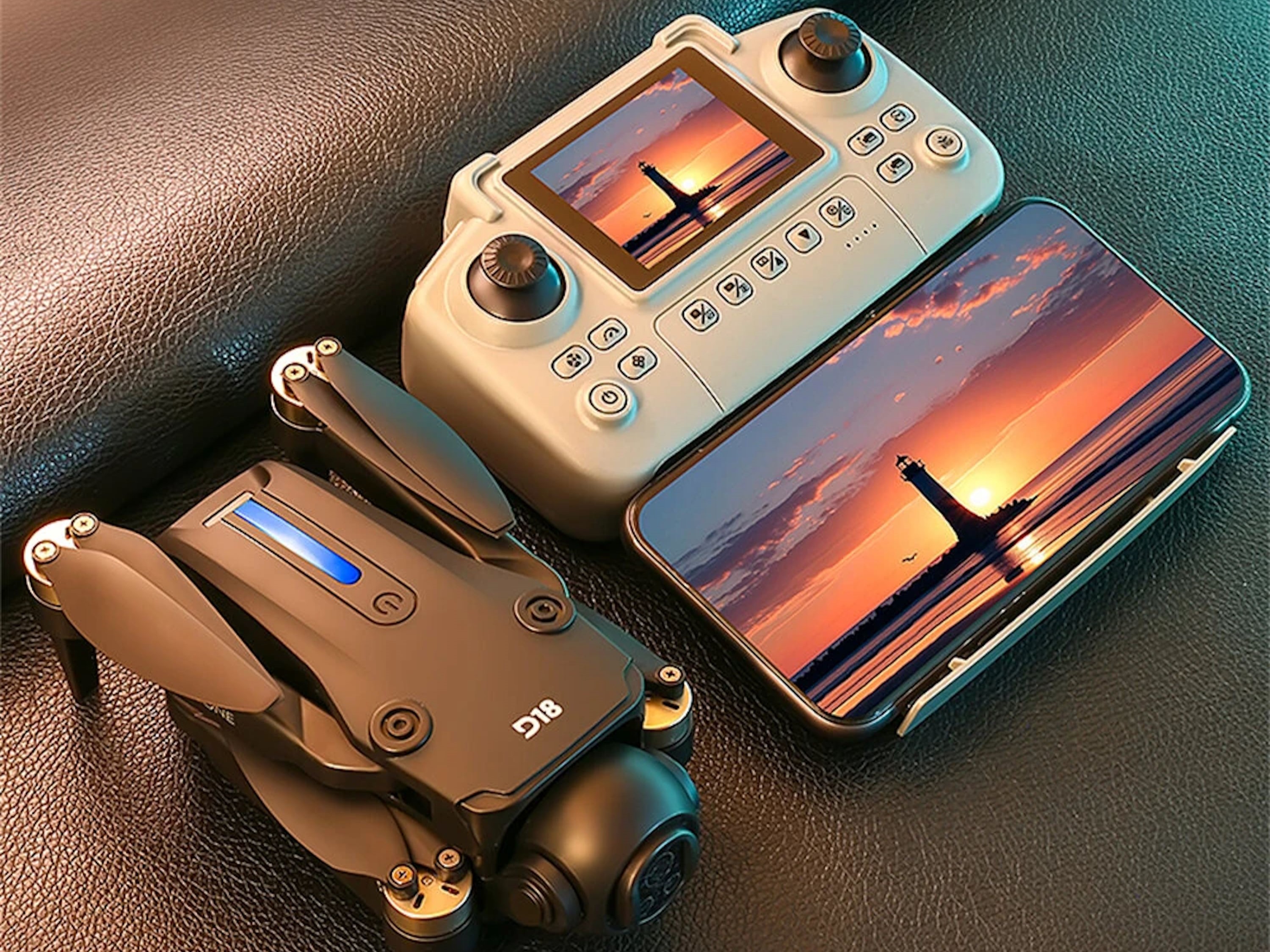 PJC D18: Budget drone launches with remote control with display and ...