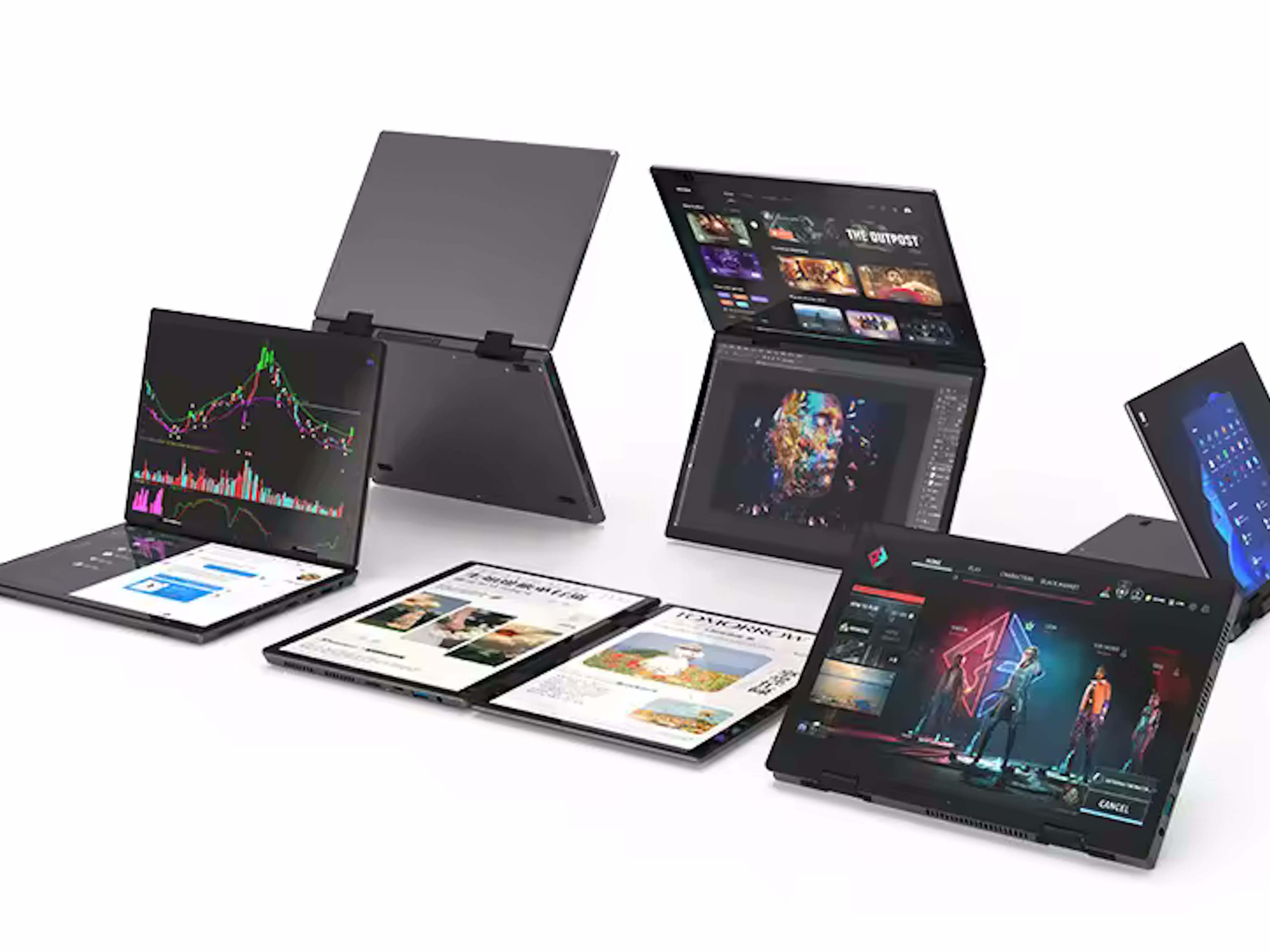Compact 10.5-inch laptop sports Intel CPU, 32GB RAM and two ...