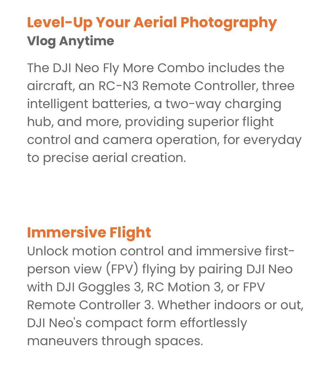 DJI Neo revealed in new retailer leak with lower than expected launch ... DJI Neo revealed in new retailer leak with lower than expected launch ...