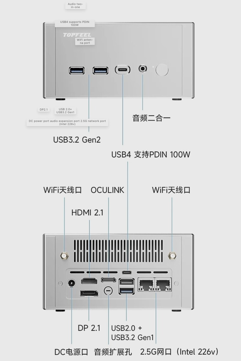 DeskOne T2: Brand-new AMD Ryzen AI 9 HX 370-powered gaming mini PC ...