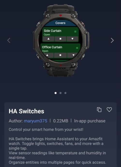 Amazfit smartwatch users get new Home Assistant-related Mini Apps ...