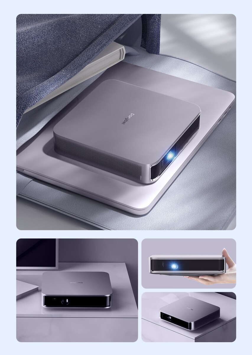Dangbei D5X lightweight projector with 1,100 ANSI lumens brightness ...