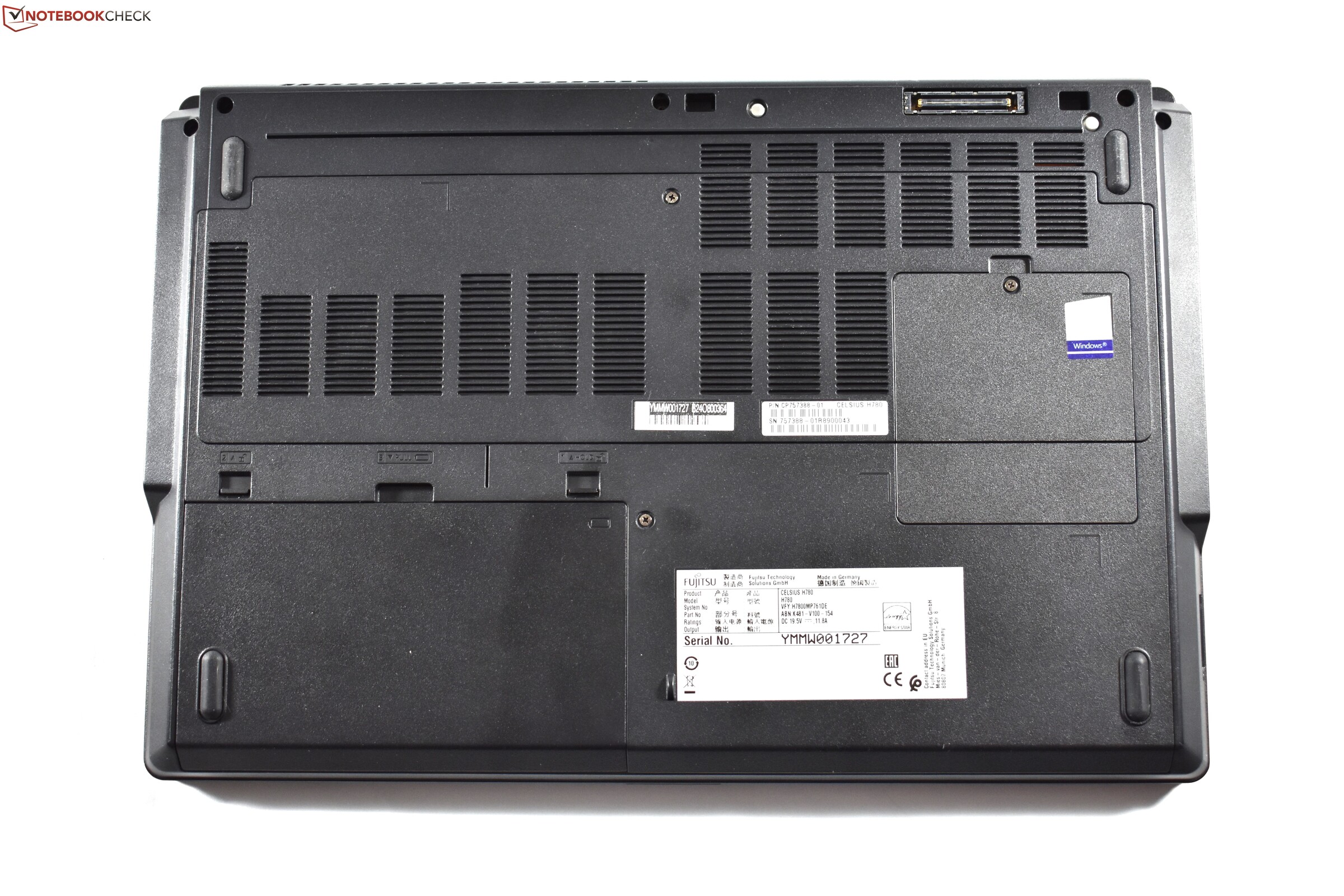 Fujitsu Celsius H780 (i7-8850H, P2000, FHD) Workstation Review ...