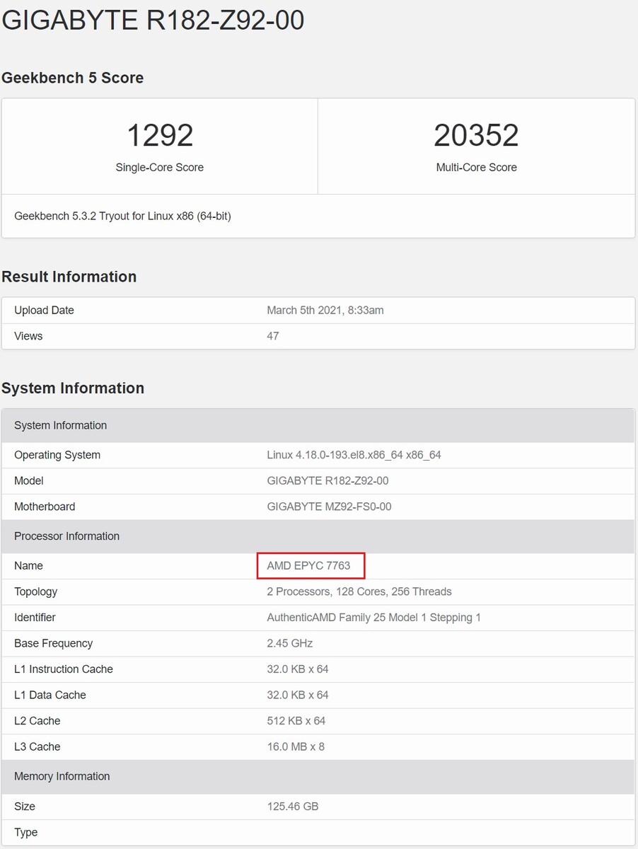 64-core AMD EPYC 7763 Milan server CPU makes cautious first appearance ... 64-core AMD EPYC 7763 Milan server CPU makes cautious first appearance ...
