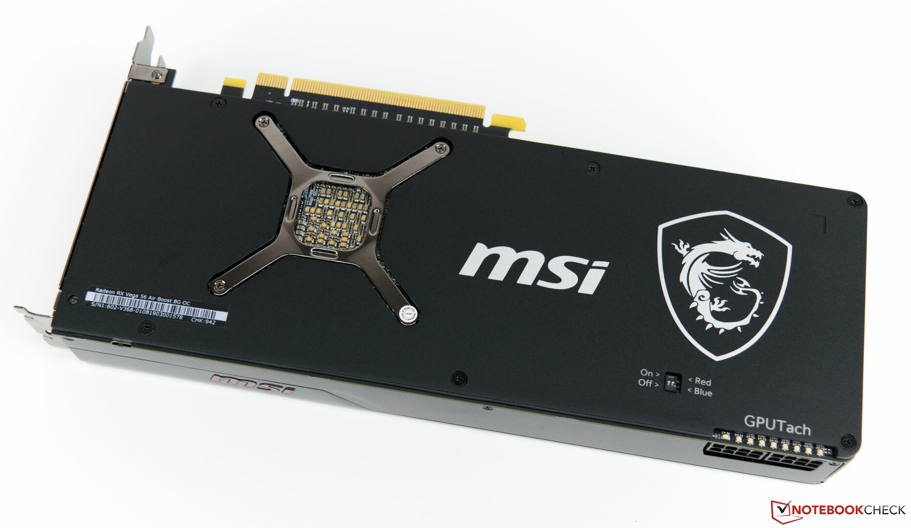 MSI AMD Radeon RX Vega 56 Air Boost OC Edition Review - NotebookCheck ...